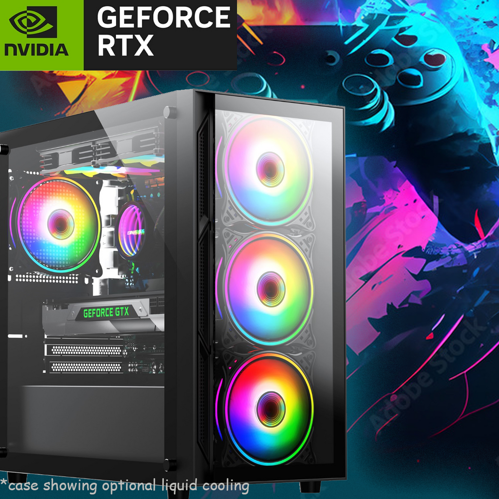 DEAL 7A RYZEN 5 32GB 1TB SSD M.2 NVIDIA RTX 5060 VR READY GAMING PC AC ...