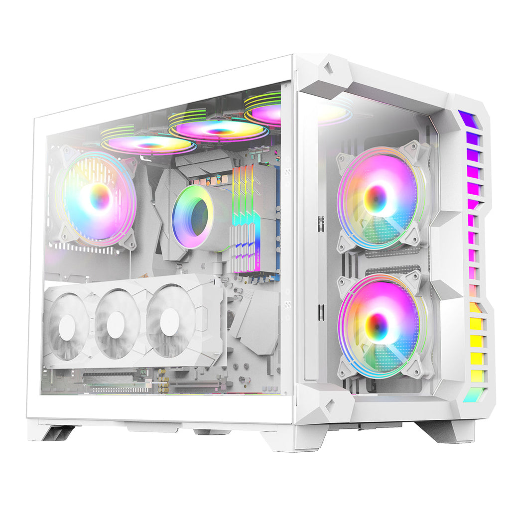 One Off Deal White Ryzen 5 6 CORE 32GB Nvidia RTX 5060 White Gaming PC ...