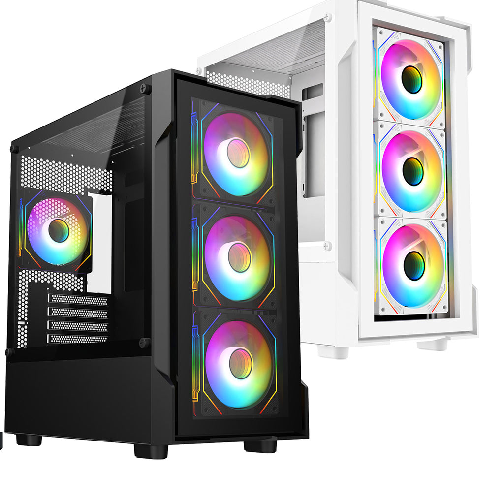 RYZEN 5 32GB 1TB M.2 RTX 5060 VR READY BOLT BLACK OR WHITE GAMING PC A ...