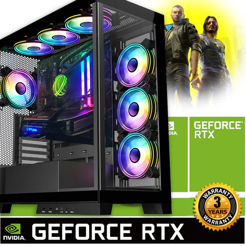 ULTRA fast 8K GAMING PC RTX 4090 Core i7 14700K 64GB DDR5 nVme M.2 4.0 ...